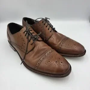 Joseph Abboud | Shoes | Joseph Abboud Saddle Brown Men Cap Toe Derby ...